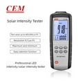 LED Illuminance/Light Meter Up To 400,000 Lux / 40,000 Fc Lar Backlit ...