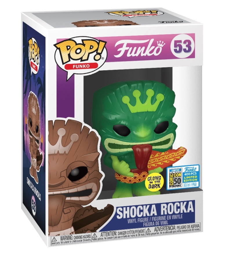 Funko POP! Fundays Shocka Rocka #53 [Green Glows in the Dark] Exclusive ...