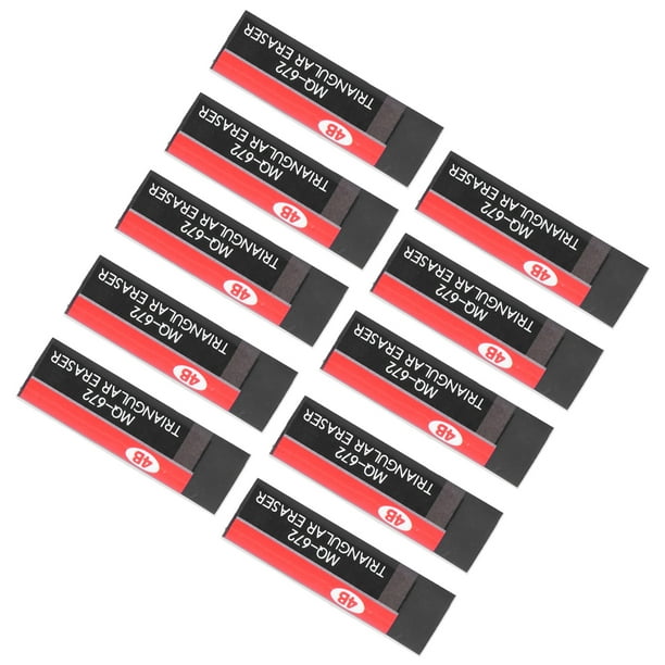 Pencil Eraser, Pack Of 32 Triangular Eraser For 4B Sketch Soft Clean ...
