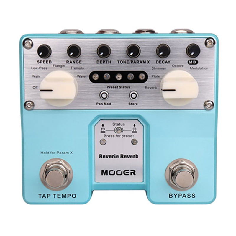 Reverie Reverb Guitar Effect Pedal 5 Reverberation Modes 5 Enhancing ...