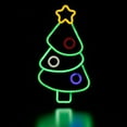 Northlight Christmas Tree LED Neon Lighted Wall or Window Decoration ...