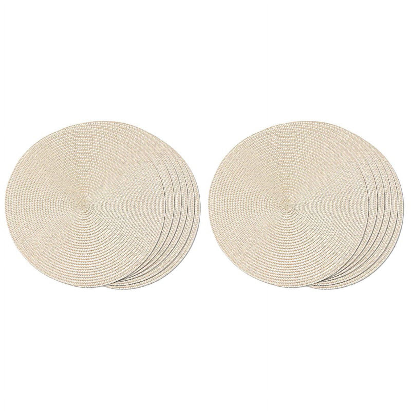 Click here for Unbranded Round Braided Placemats 12 Table Mats Fo... prices