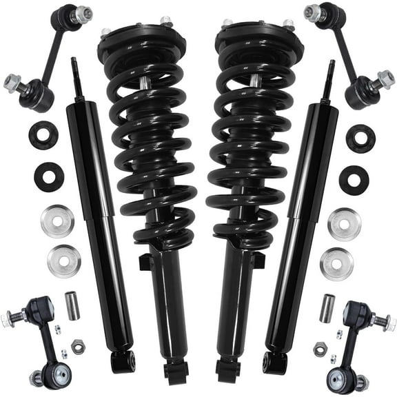 Detroit Axle - 8pc Suspension Kit for Dodge Challenger Charger, Front ...