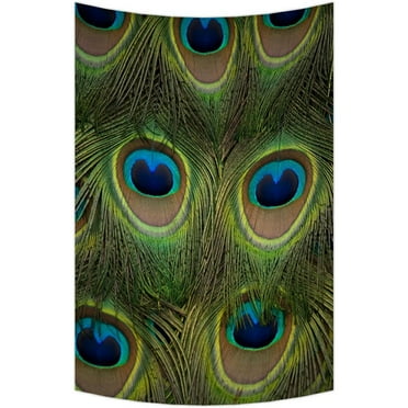 GCKG Peacock Tapestry,Peacock Wall Hanging Wall Decor Art for Living ...