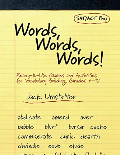 Pre-Owned Words, Words, Words!: Ready-To-Use Games and Activities for ...