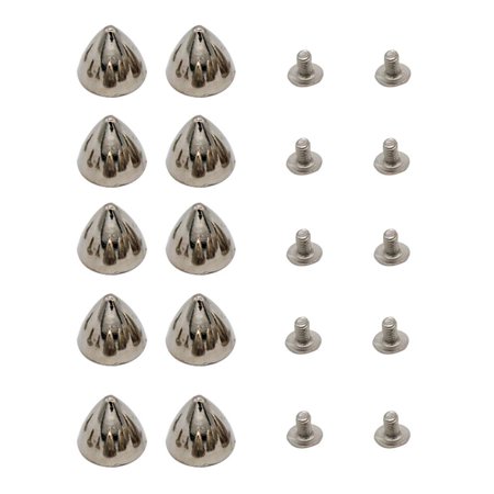 10 sets of rivets, screw rivets, decorative rivets, leather rivets for ...