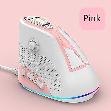Vertical Ergonomic mouse Wired Programmable Mice(pink) | Walmart Canada