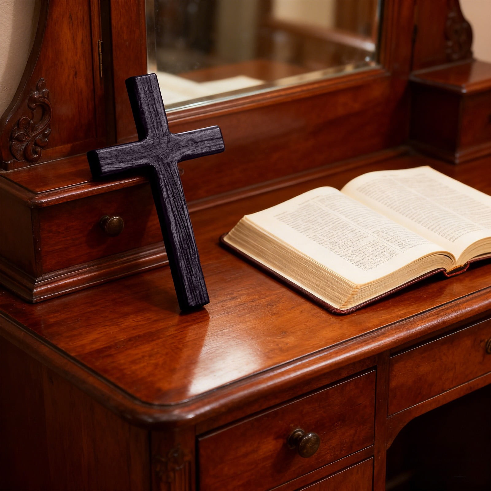 Click here for Eqwljwe Easter Small Cross Wooden Cross Decor wood... prices