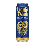 Liquid Death, Killer Cola, Soda-Flavored Sparkling Water, 6-Pack (12oz ...
