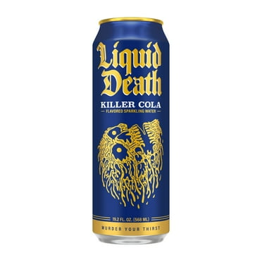 Liquid Death Iced Tea, Blueberry Buzzsaw 19.2oz King Size Cans (8-Pack ...