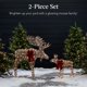 Best Choice Products 2-Piece Moose Family, Lighted Rattan Christmas ...