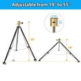 Garvee Heavy-Duty 5th Wheel Tripod Stabilizer Jack – Adjustable 19" to ...