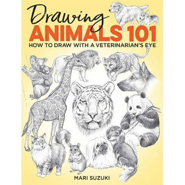 Beginner Drawing Books: How to Draw Animals : 40 Step-by-Step Drawing ...
