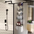 5-Tier Over The Door Pantry Organizer, Adjustable Wall Hanging Spice ...