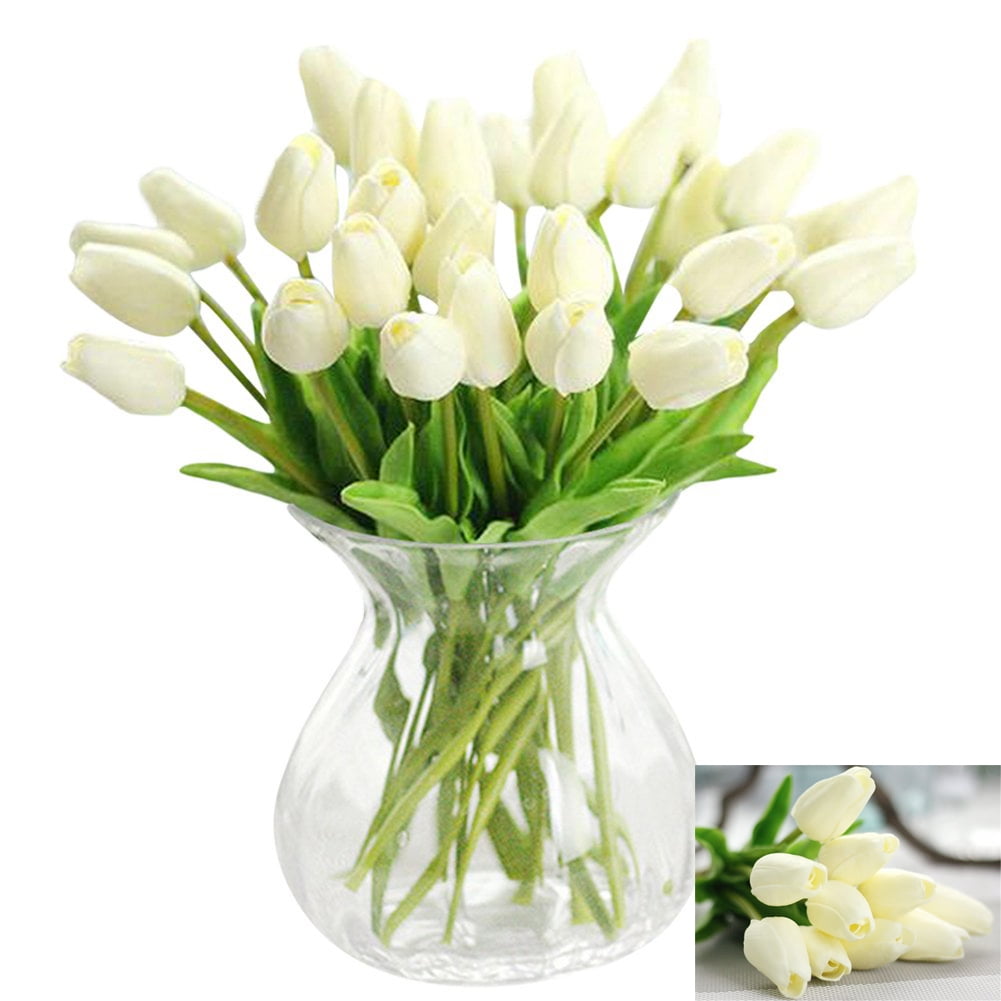Click here for Dutchman 30 Pcs Artificial Tulips  Real Touch  Hig... prices