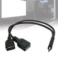 30CM USB Type C To USB 3.0 Adapters Cable for OTG Enabled Phones ...