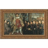 The Body of the Dead Christ in the Tomb 24x11 Black Ornate Wood Framed ...