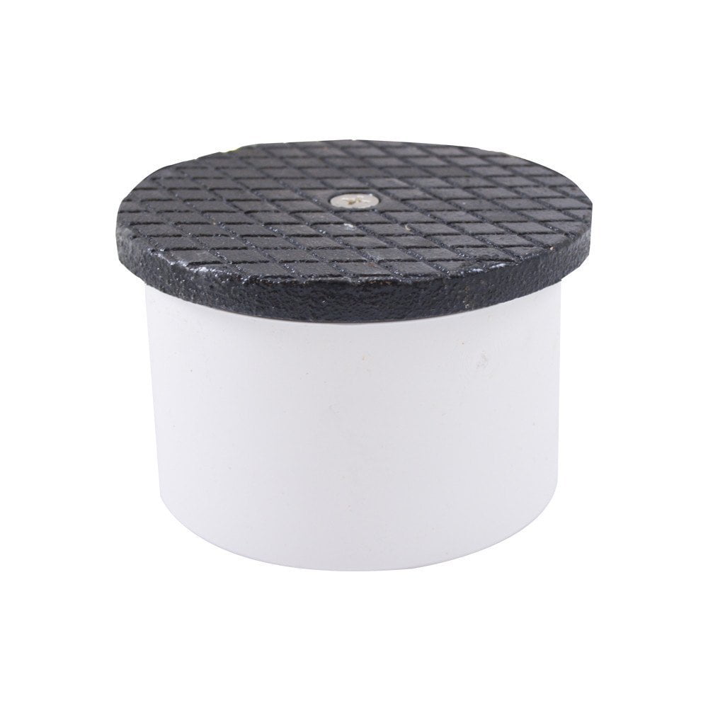 Jones Stephens, JS 4 PVC Inside Pipe Fit Cleanout with 41/2 Cast Iron ... Jones Stephens, JS 4 PVC Inside Pipe Fit Cleanout with 41/2 Cast Iron ...