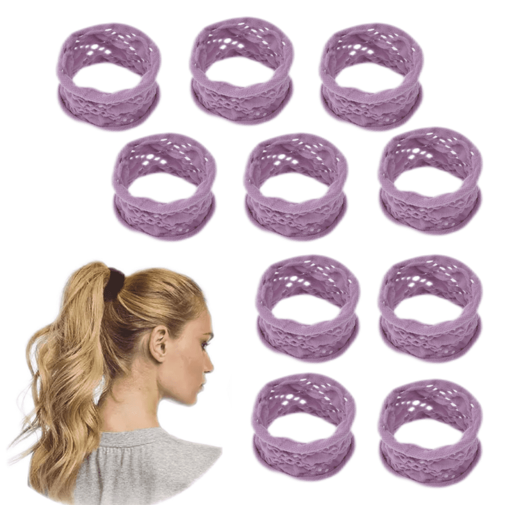 10 Pack Hair Scrunchies Scrunchy Hair Ties Elastic Hair Bands Ropes ...