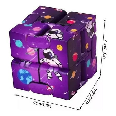Infinity Cubes Space Fidget Cubes Stress And Anxiety Relief Toy Hand ...