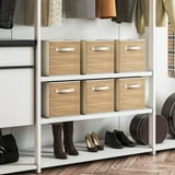 Wisdom Star High Quality Fabric Storage Cubes, Collapsible, Multi-Color ...