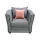 SALA MADELEINE GRIS 3-2-1, SOFA, LOVE SEAT Y SILLON AMOSA GDL MADELEINE ...