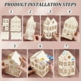 12 Bags 6 Styles DIY Bird's Nest Box Bird Nest Breeding Box Cage Wood ...