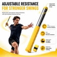 Adjustable Intensity Badminton Swing Trainer, 11.8" Swing Trainer Sound ...