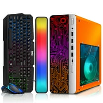 Restored HP G4 Gaming Desktop Computer PC Black AMD A10-9700,16GB RAM ...