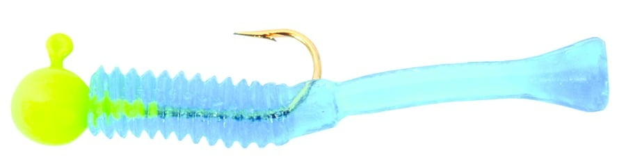 Cubby 5014 Mini-Mite Jig 1 1/2" 1/32 oz Size 8 Hook Green And Blue ...