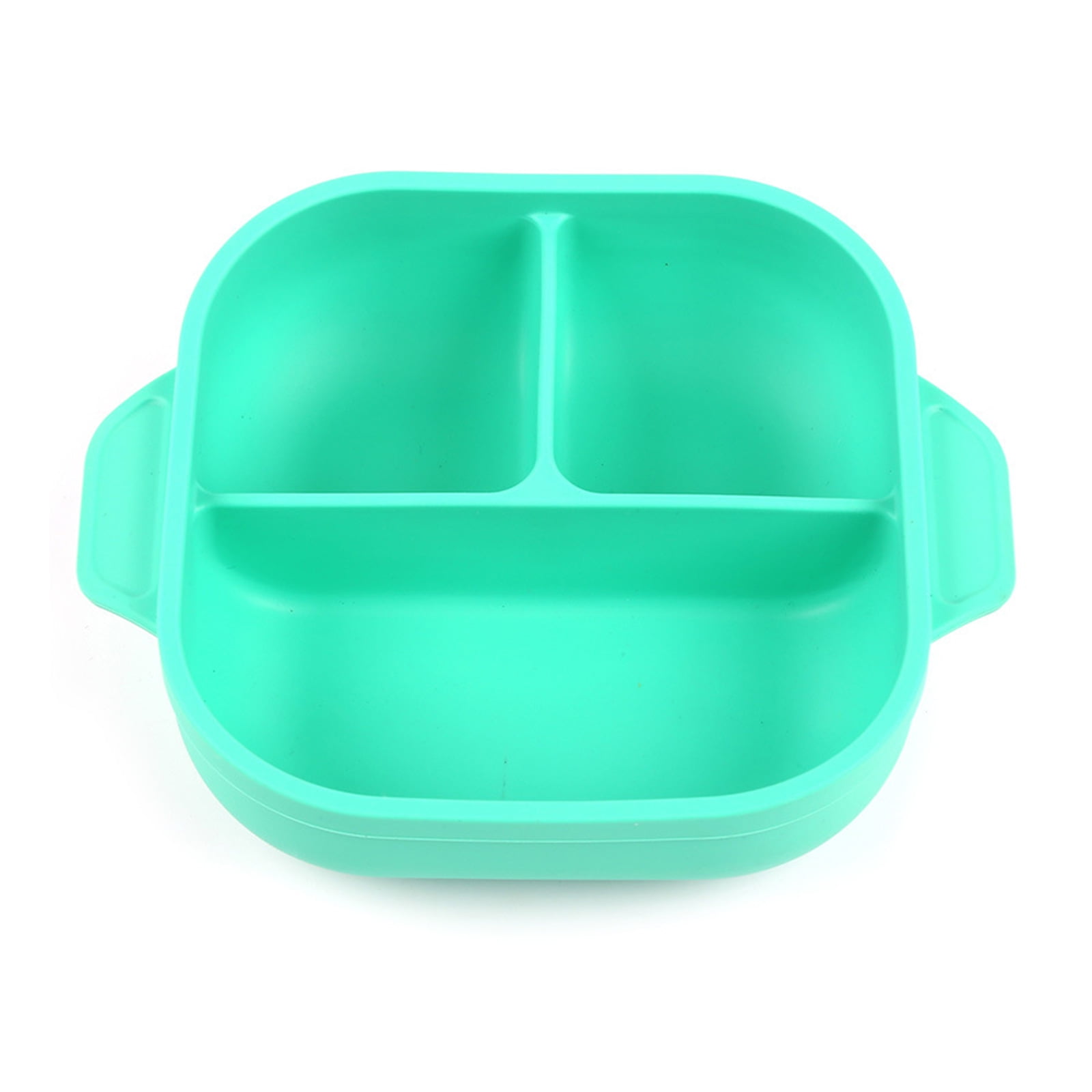 Suction Plate Toddlers Children Bowl Divided Silicone Baby Plate Kids ...