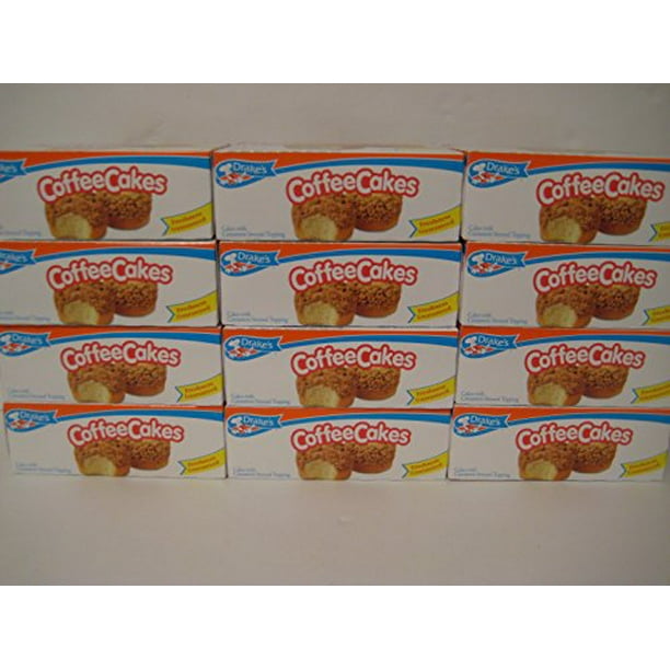 Drake's Coffee Cakes By the Case! (12)- Boxes of Cakes, Factory Sealed ...