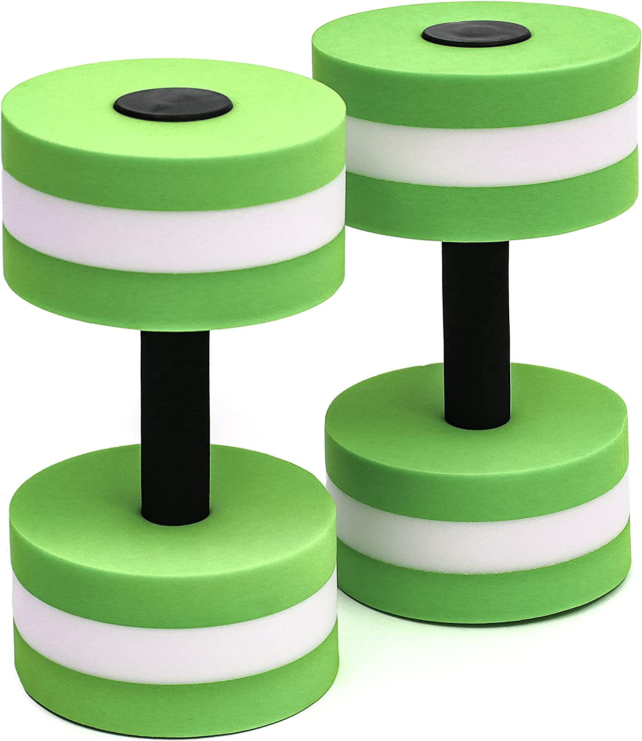 Lightweight Aquatic Exercise Dumbells Set of 2, Water Dumbells Pool ...