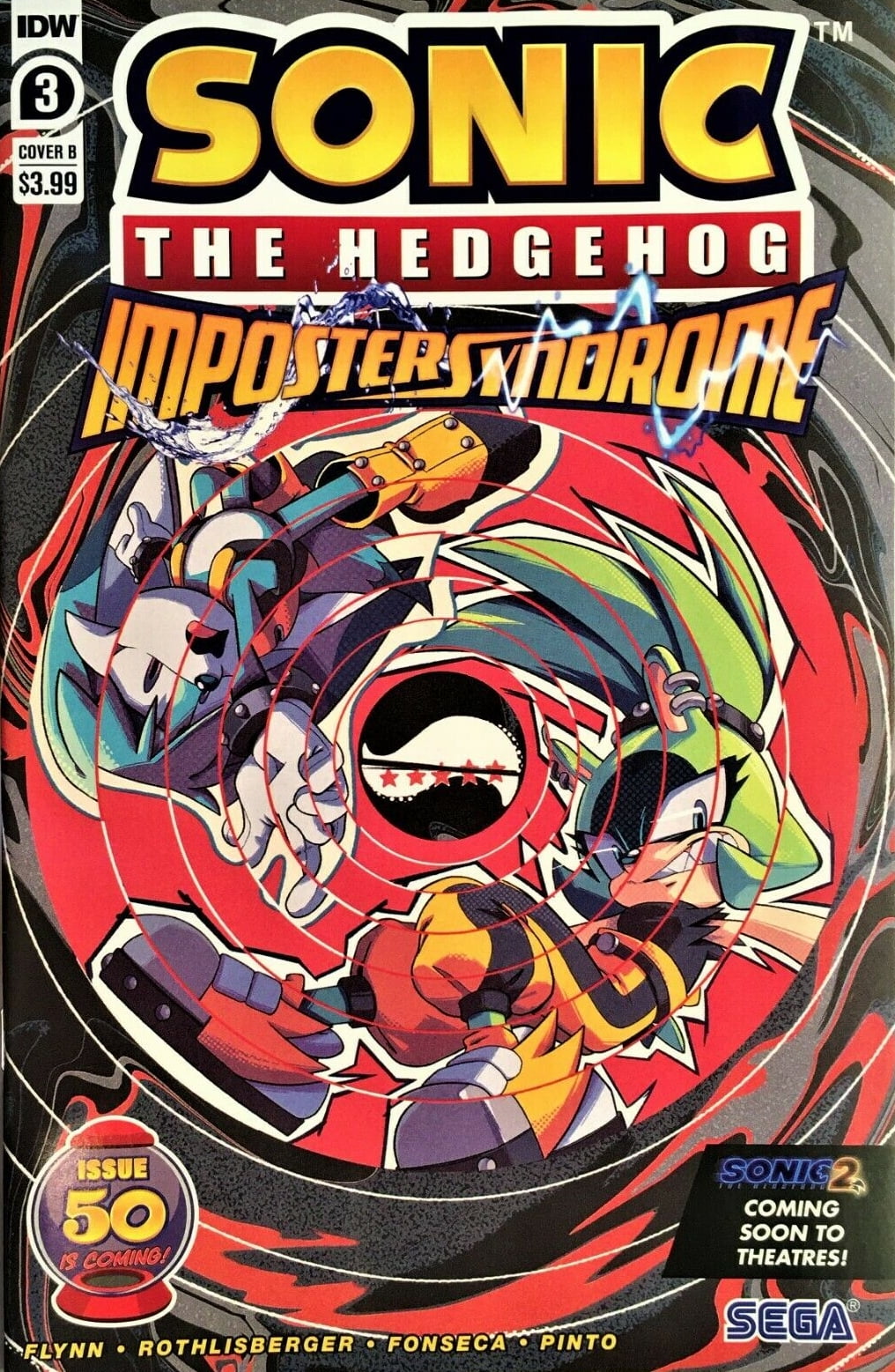Sonic the Hedgehog: Imposter Syndrome #3B VF ; IDW Comic Book - Walmart.com