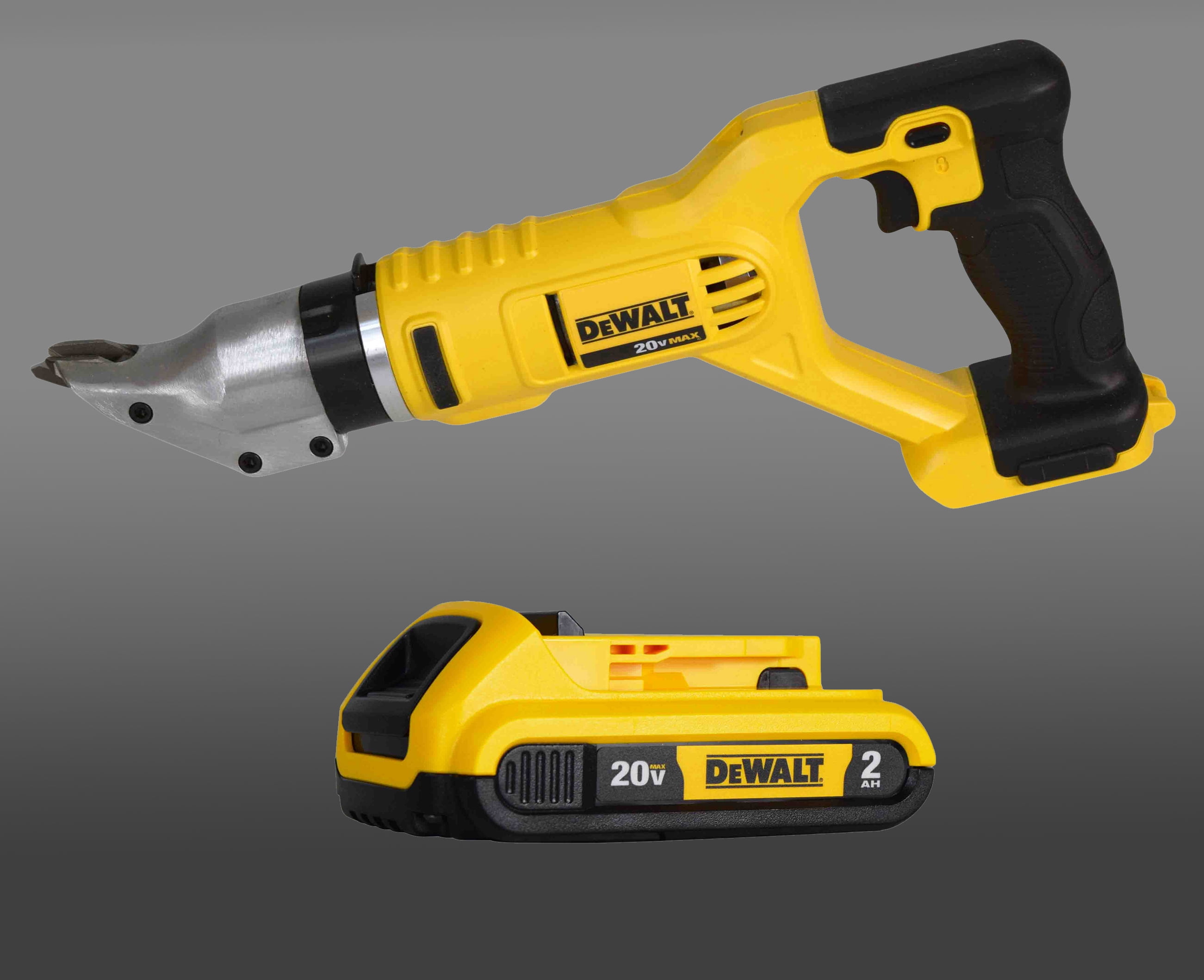 Dewalt DCS491B 20V 18 Gauge Shears w/ DCB203 20V 2.0AH Compact XR ...