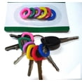 Color Coded Key ID Cover Indicator Rings Asst. Sizes Lot of 12 ...