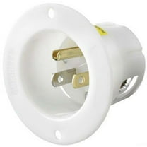 Hubbell Insulgrip Twist-Lock Generator Receptacle, 3 Pole 4 Wire, 30 ...