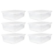 LIFE STORY Adult 55 Quart Stackable Plastic Storage Bin, Gray - Walmart.com