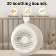 White Noise Sound Machine Portable Sleep for Baby Adult with 30 12 ...