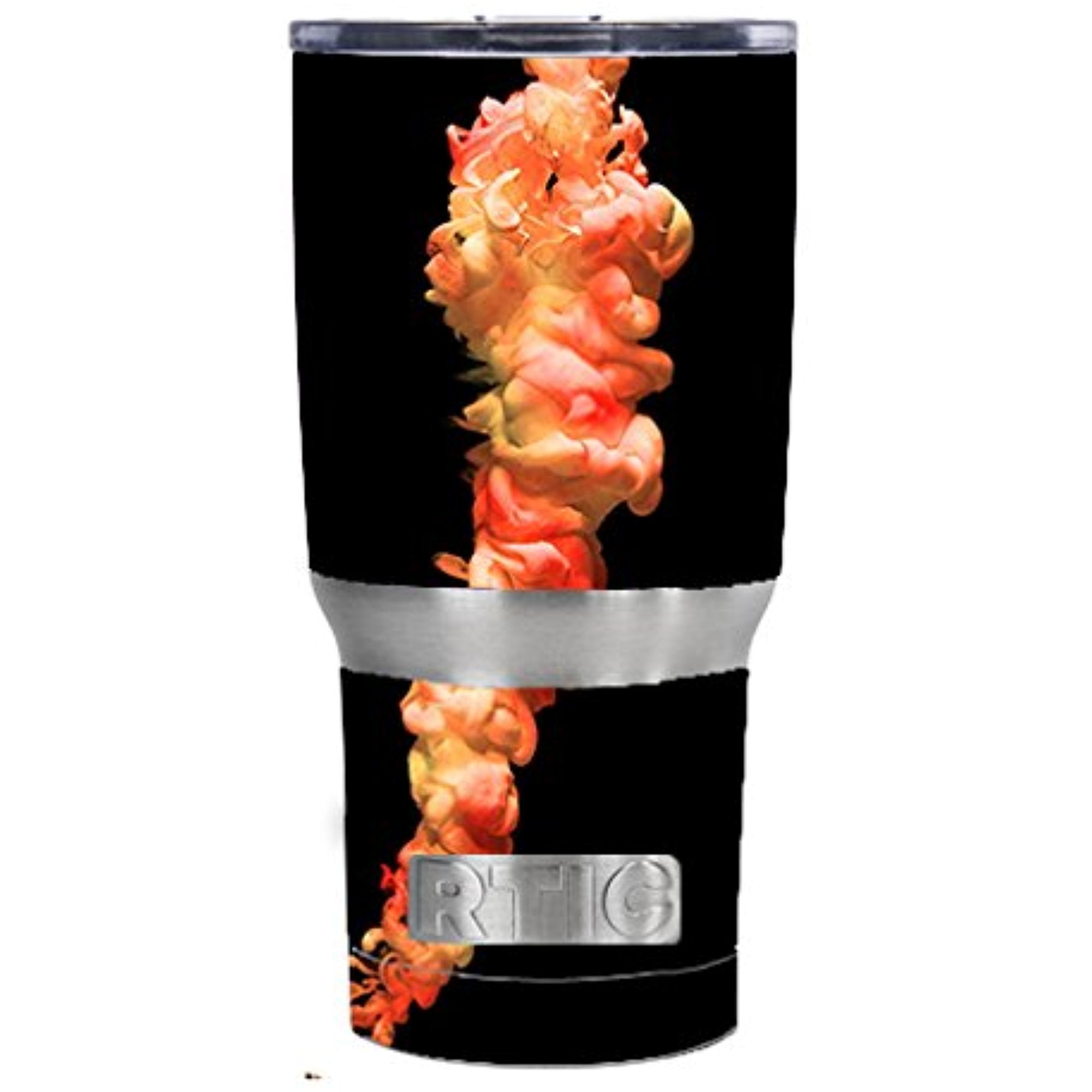 Skin Decal Vinyl Wrap for RTIC 20 oz Tumbler Cup (6-piece kit) stickers ...