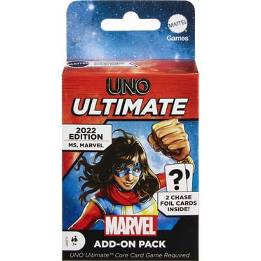 UNO Ultimate Marvel Card Game Add-On Pack with Spider-Man Character ...