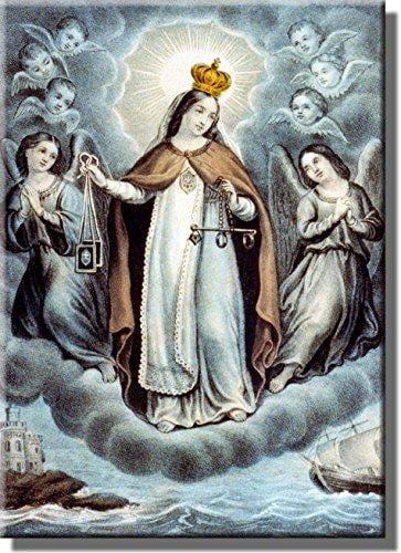 Our Lady of Mercy Religious Picture on Stretched Canvas, Wall Art Decor ...