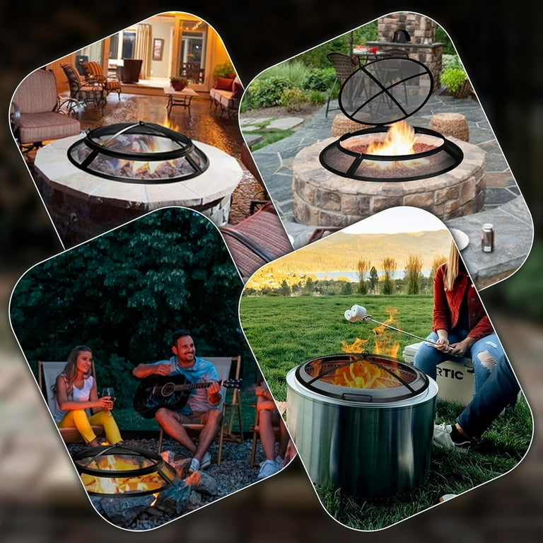 A Fire Pit Screen Enclosure Installation Supplies For Outdoor Fire Pit