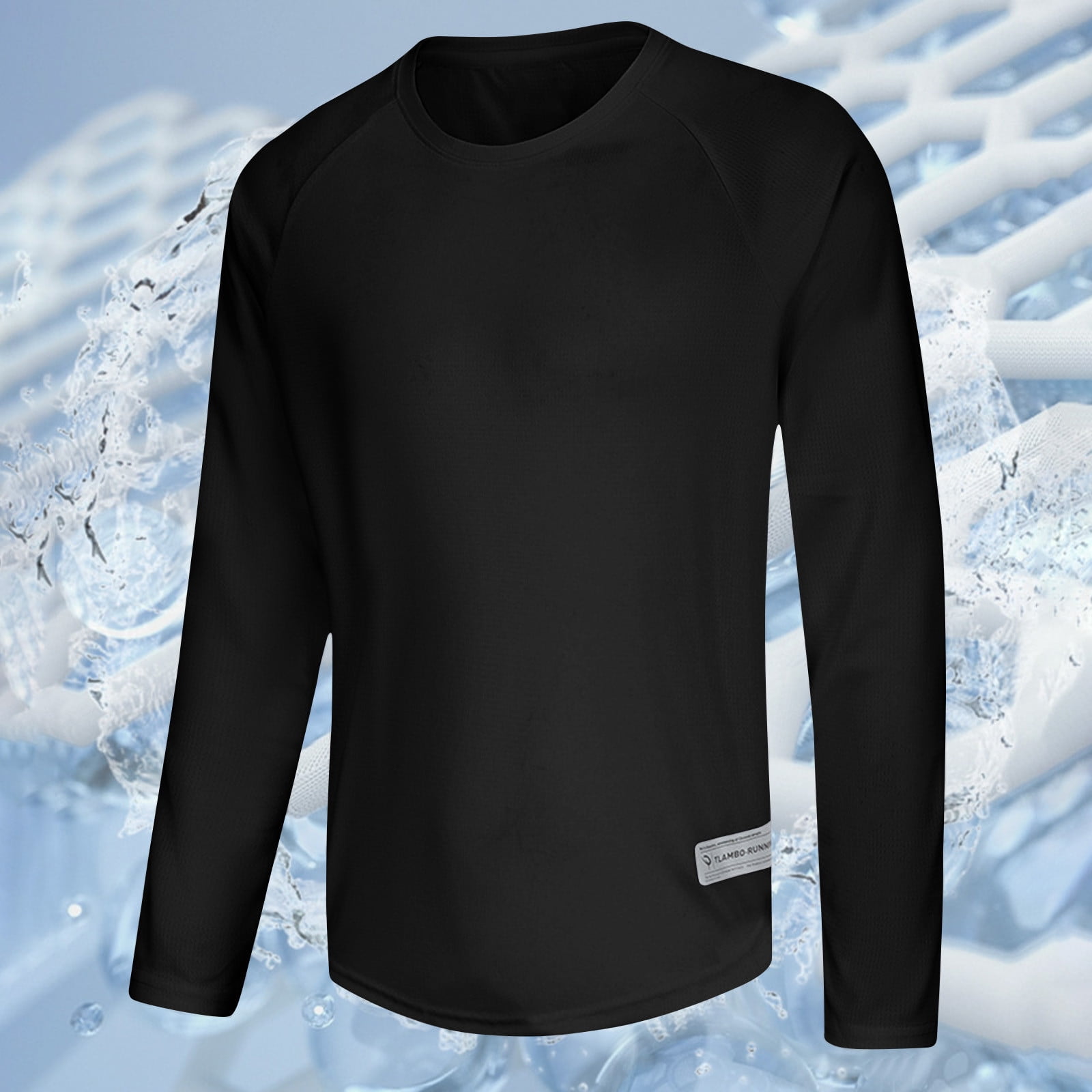 Click here for Aherbiu Mens Long Sleeve Tops Crewneck Sun Protect... prices