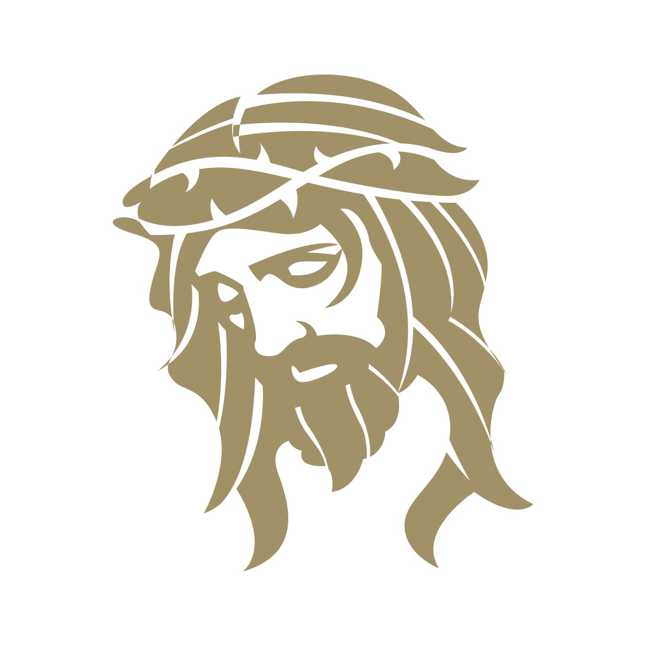 Jesus Christ Sticker Decal Die Cut - Self Adhesive Vinyl - Weatherproof ...