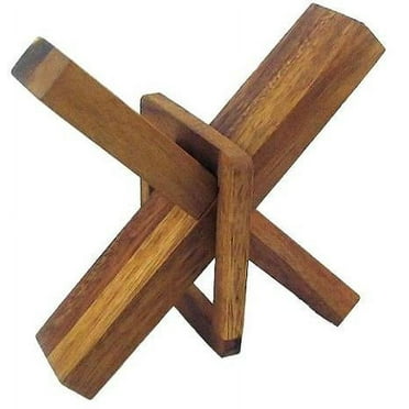 Two Lovers String - Brain Teaser Wood Puzzle - Walmart.com
