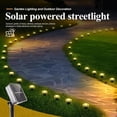 10/20PCS Solar LED Garden Pathway Light 8 Modes Lawn Lamp Outdoor ...
