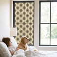 Bohemian Diamond Pattern Window Privacy Film, Boho Tribal Farmhouse ...