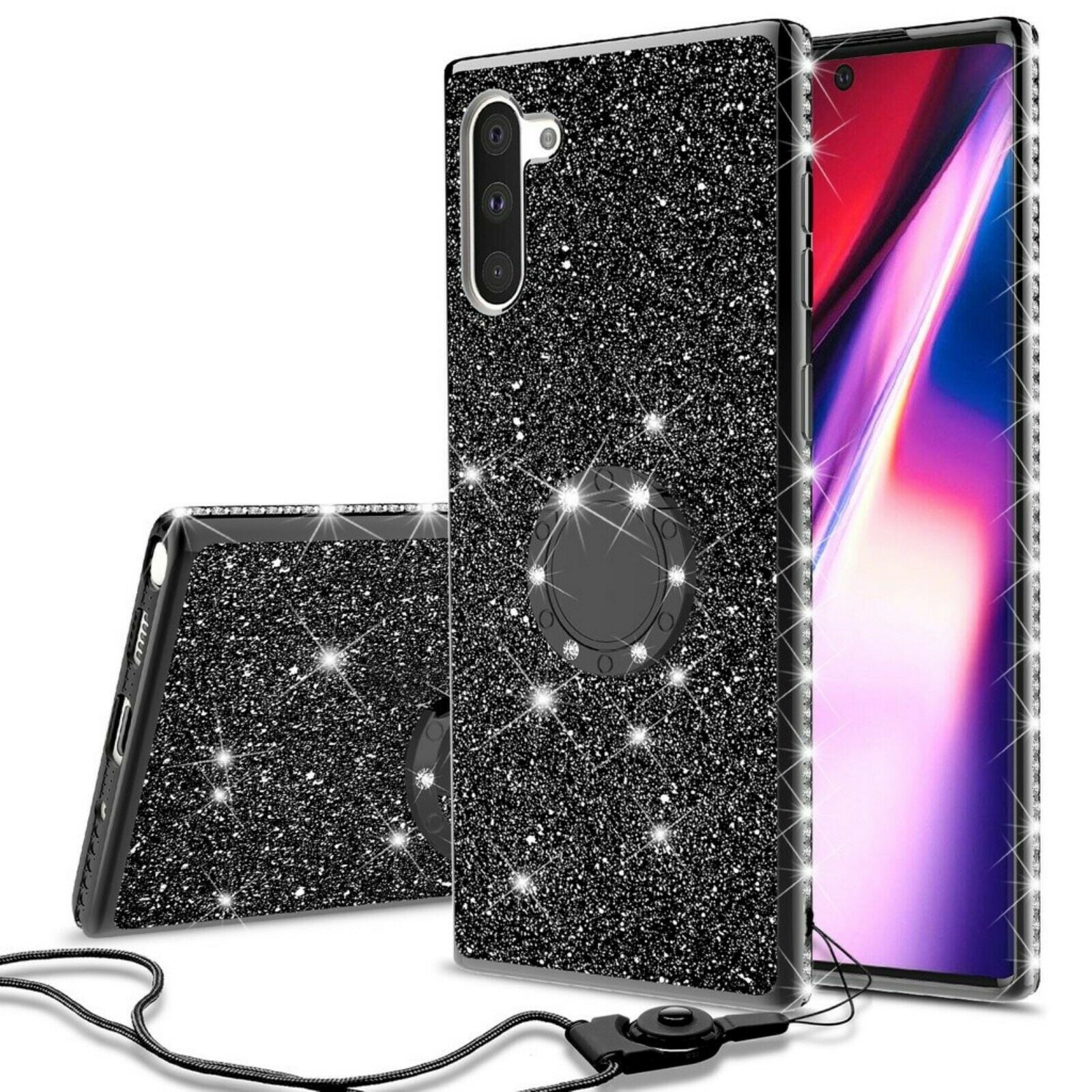 for Samsung Galaxy Note 10 TPU Soft Crystal Skin Case Ring Selfie 360 ...