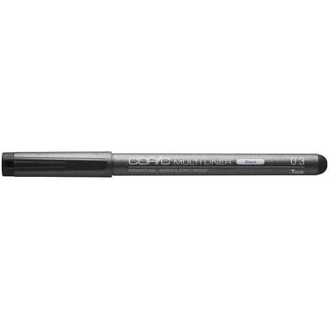 Copic® Multiliner, Calligraphy Pens, 2mm, Black - Walmart.com